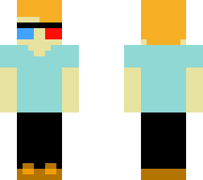 3d glasses | Minecraft Skin