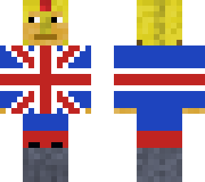 British Minecraft Skins