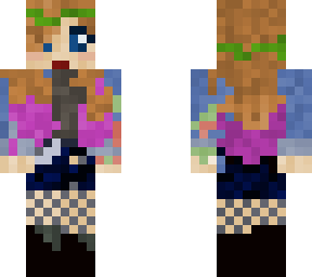 Emo Flower Girl | Minecraft Skin