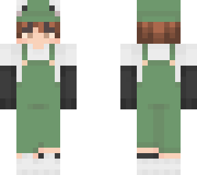 Karl Jacobs frog overalls matching | Minecraft Skin