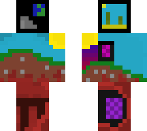 Overworld/nether | Minecraft Skin