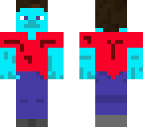 blu steve revamp | Minecraft Skin