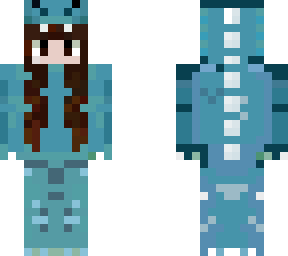 Blue Dino | Minecraft Skin