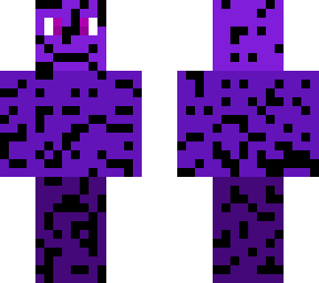 3d purple boy corrupted effects vfx effect special | Minecraft Skins