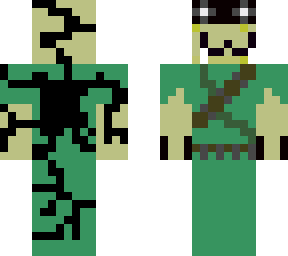 corrupted sniper cat | Minecraft Skin