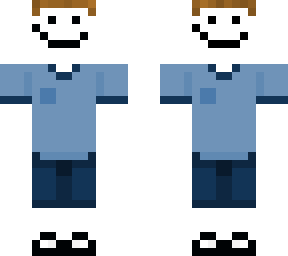 I let my little brother make a skin... | Minecraft Skin