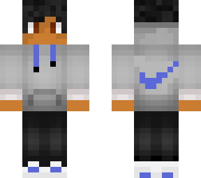 blue nike boy | Minecraft Skins