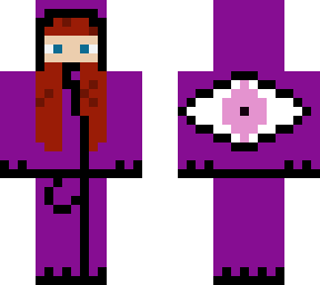 Red hair cult member | Minecraft Skin
