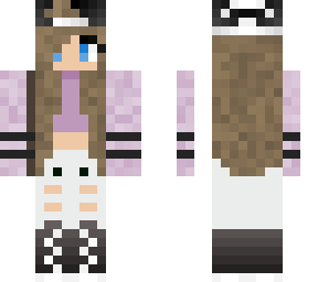 Ball cap girl | Minecraft Skin