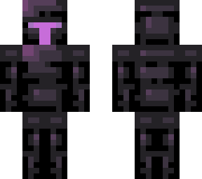End Ender Knight Knightly Black Purple Minecraft Skins