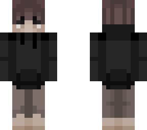 gr3y with hood | Minecraft Skin
