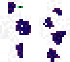 Infected Whit Enderman | Minecraft Skin