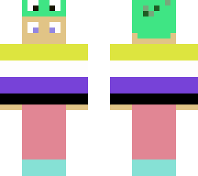 Non binary frog hat | Minecraft Skin