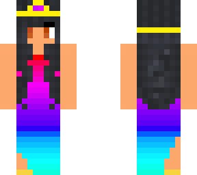 Aphmau as a galaxy princess | Minecraft Skin