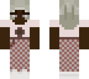 checkered girl | Minecraft Skin