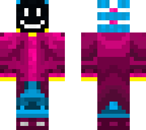 cmyk smiley mask jacket trenchcoat | Minecraft Skins