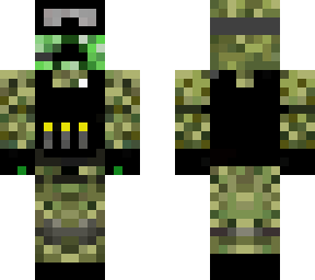 Creeper Soldier | Minecraft Skin