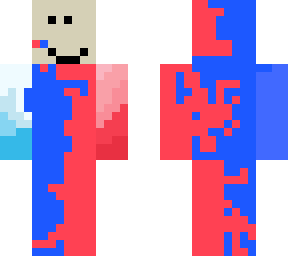 Red And Blue Fire Minecraft Skins