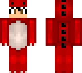 Red Dino man | Minecraft Skin