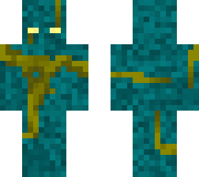 Swamp beast with algae | Minecraft Skin