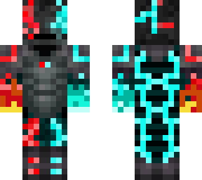 fire and ice | Minecraft Skins