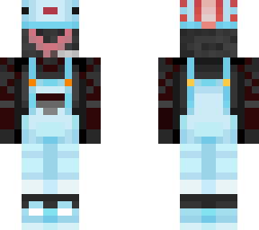 MCCL mechstep aqua axolotls | Minecraft Skin