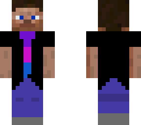 Pride Business Steve - bis e xual | Minecraft Skin