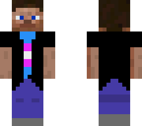 Pride business Steve transgender | Minecraft Skin