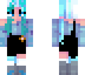 blue girl | Minecraft Skin