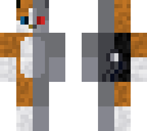 half robot | Minecraft Skins