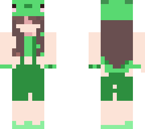 Frog Girl Minecraft Skins