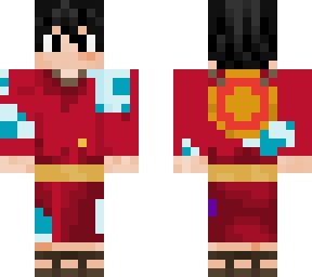 Luffy wano | Minecraft Skin