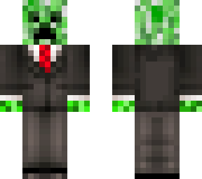 Creeper In A Suit Minecraft Skins