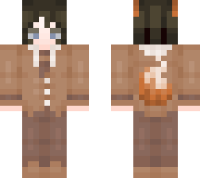 fox human school guy idk fix (creds in desc) | Minecraft Skin
