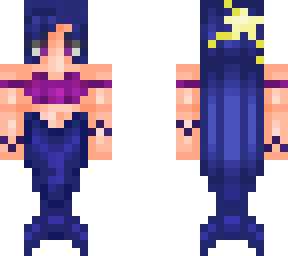 pink mermaid | Minecraft Skins