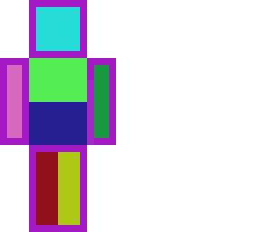 My MultiColor Skin | Minecraft Skin