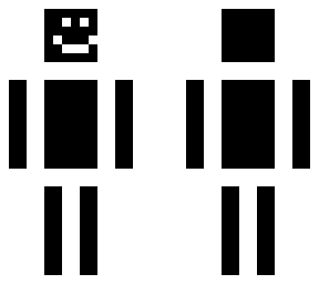 outlined skin | Minecraft Skin