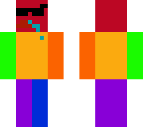 rainbow derp | Minecraft Skins