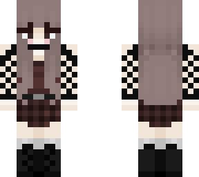 Red goth girl | Minecraft Skin