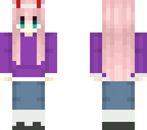 zero two | Minecraft Skins