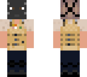 Ballistic Mask and Vest | Minecraft Skin