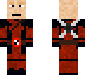 Deadpool (maskless) | Minecraft Skin