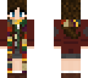 Fourth Doctor Girl | Minecraft Skin