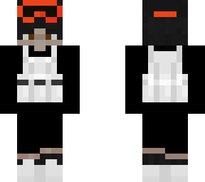 Military vest w/ red goggs | Minecraft Skin