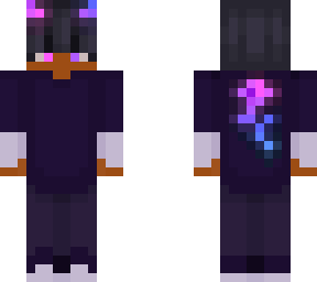 pink and purple devil | Minecraft Skin