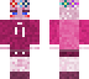 pink creeper girl | Minecraft Skin