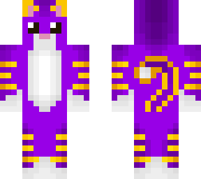 Purple and Yellow Cat | Minecraft Skin