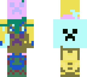 the yellow creeper | Minecraft Skin