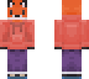 Fox Hoodie Minecraft Skins