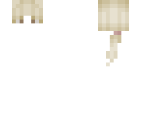 Blond HB with ponytail | Minecraft Skin